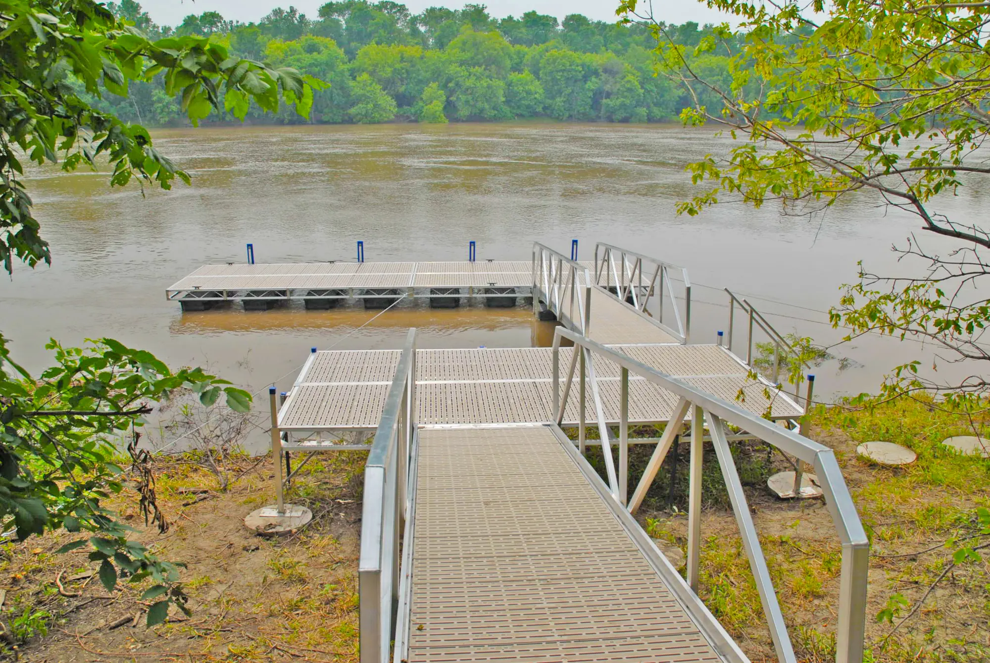 Floating Dock Systems for Fluctuating Water Levels | ShoreMaster