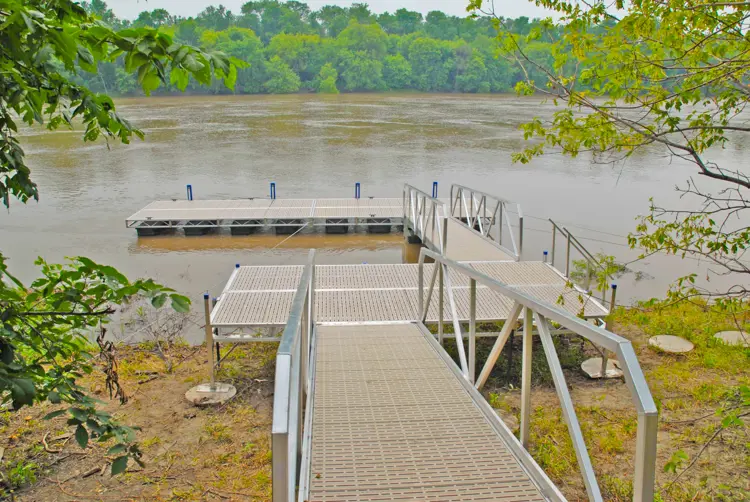 Floating Dock Systems for Fluctuating Water Levels | ShoreMaster