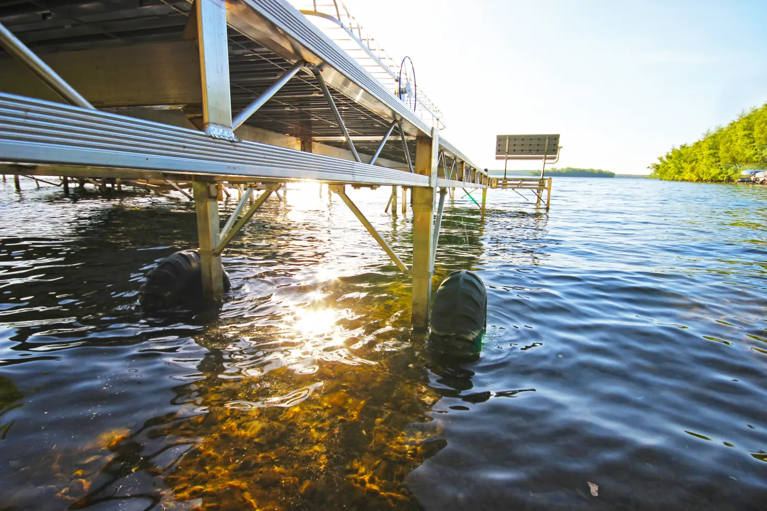 Wheel-In Docks | Roll-In Dock Systems for Easy Install & Removal