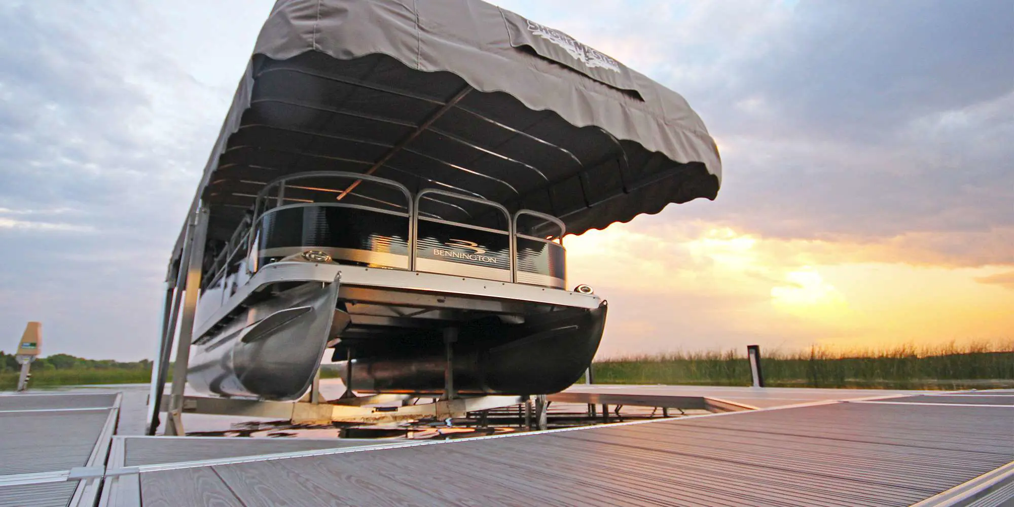 Pontoon Boat Lifts | Best Lifts for Pontoons & Tritoons | ShoreMaster