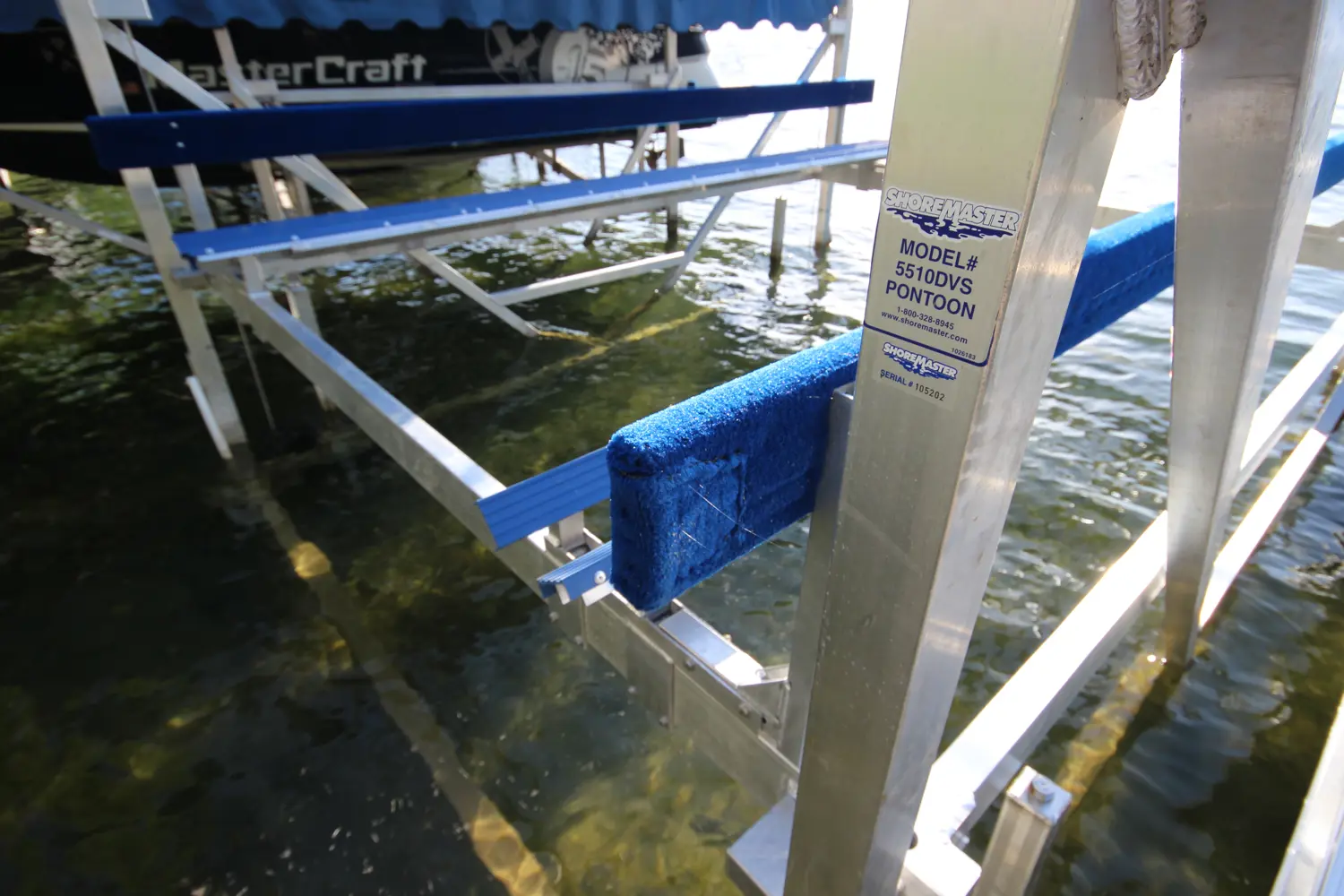 Pontoon Boat Lifts | Best Lifts for Pontoons & Tritoons | ShoreMaster