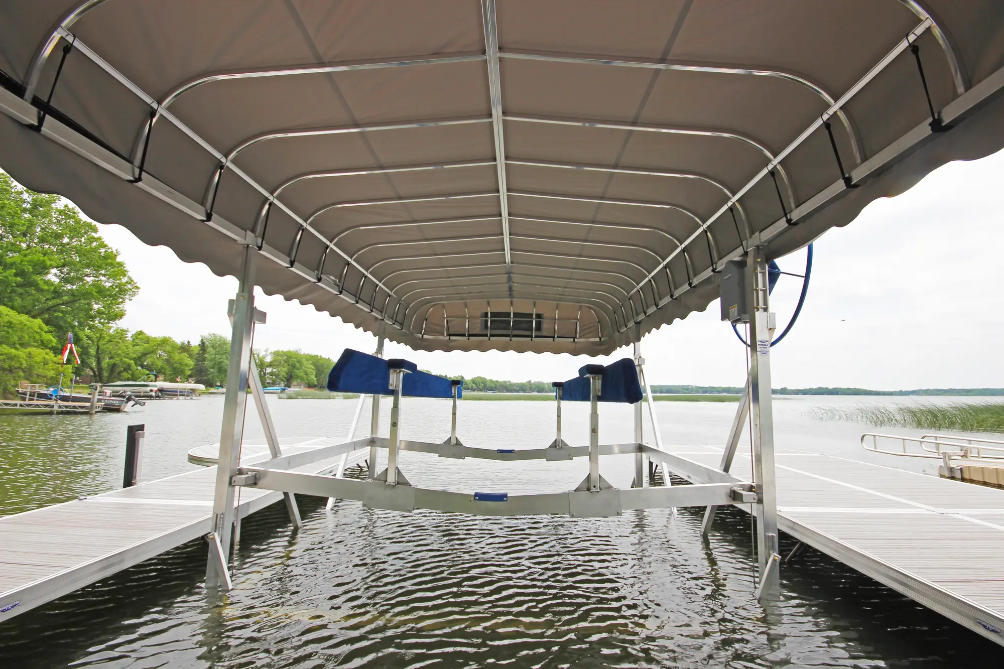 Pontoon Boat Lifts | Best Lifts for Pontoons & Tritoons | ShoreMaster