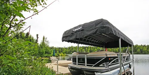 Dock Canopy: Discover ShoreMaster’s Traditional Boat Dock Canopy Frame ...